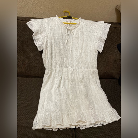 LC Lauren Conrad | Dresses | Lc Lauren Conrad Ivory Lacy Dress Xxl ...